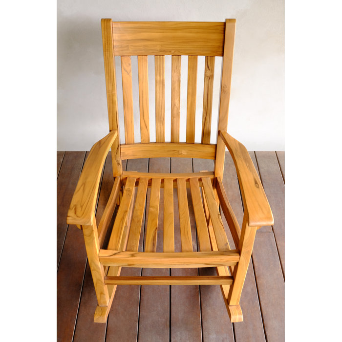 MasayaCo. Zelaya Solid Wood Rocking Chair | Wayfair